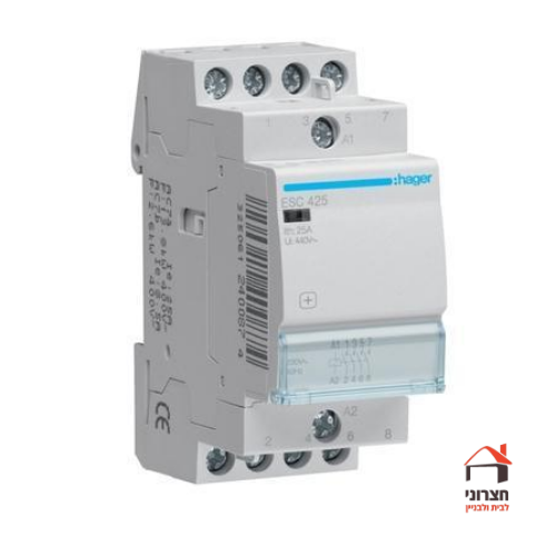 מגען קונטקטור 25A ES420 HAGER